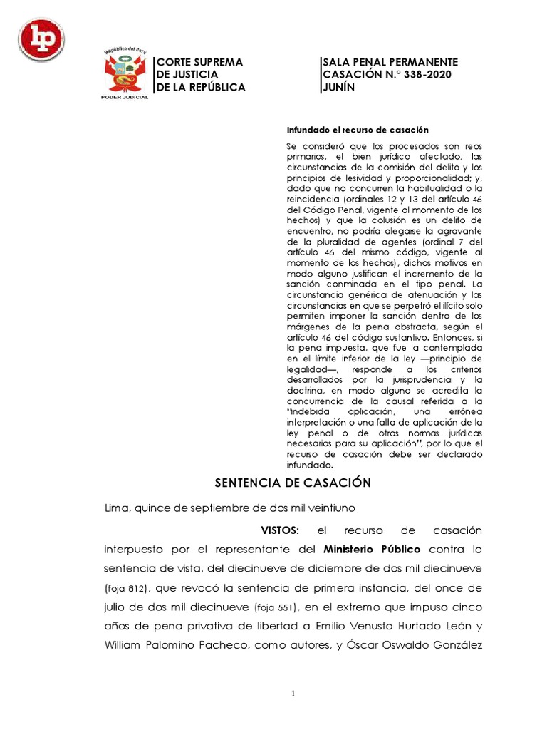 Colusión Agravada | PDF | Derecho penal | Castigos