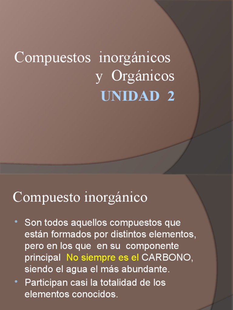 Mapa Conceptual de Compuestos Inorgánicos | PDF | Compuestos químicos ...