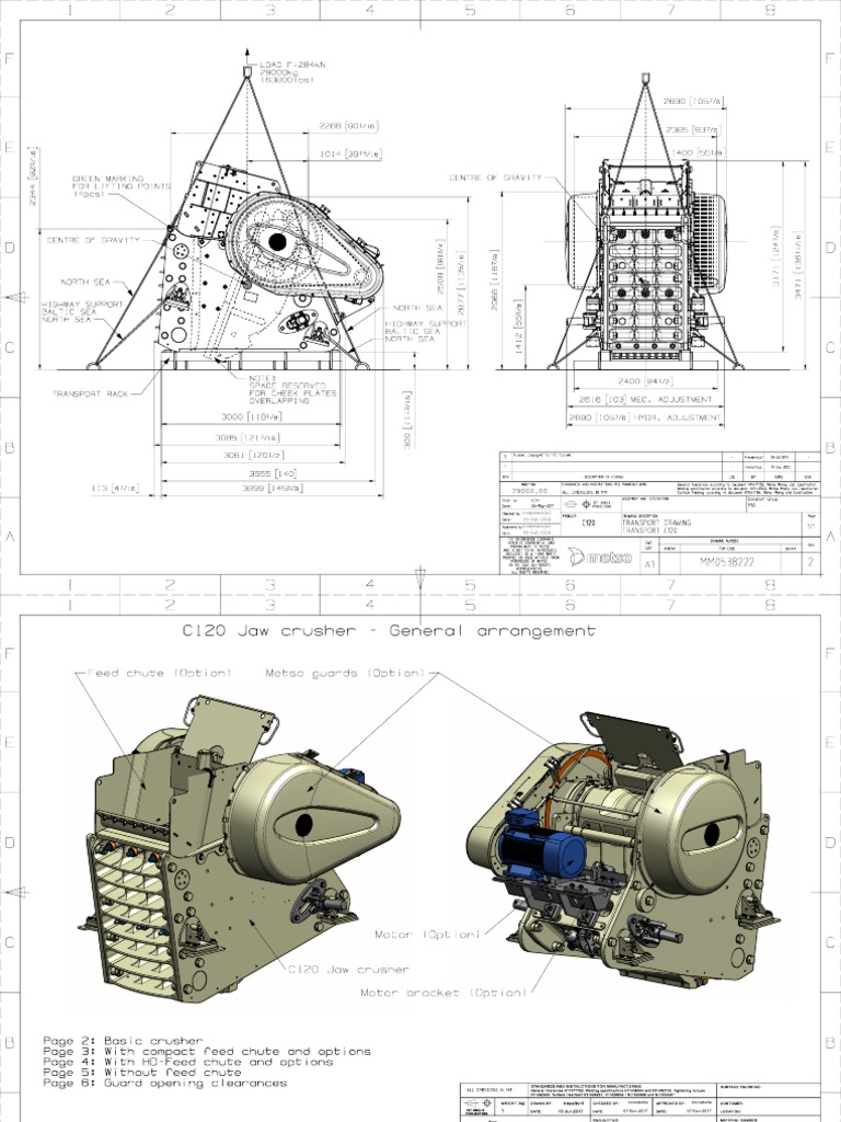 C120 Installation Drawings | PDF | Mechanical Engineering ...