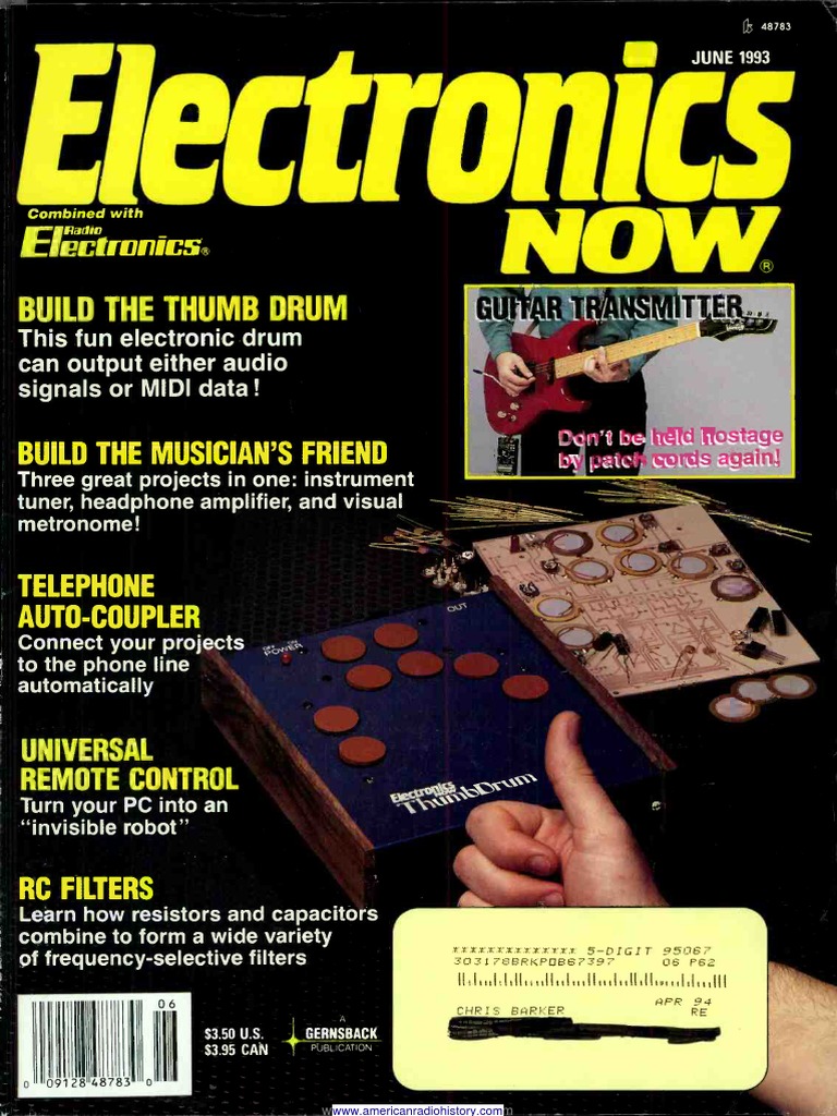 En 1993 06 | PDF | Cable Television | Electronic Engineering