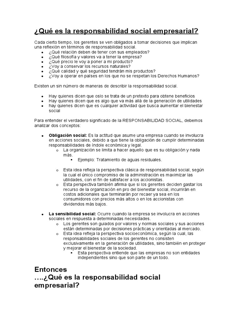 Cap 6 Responsabilidad Social | PDF | Responsabilidad social corporativa | Business