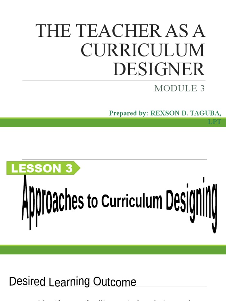 The Teacher As A Knower of Curriculum | PDF | Career & Growth | Science ...