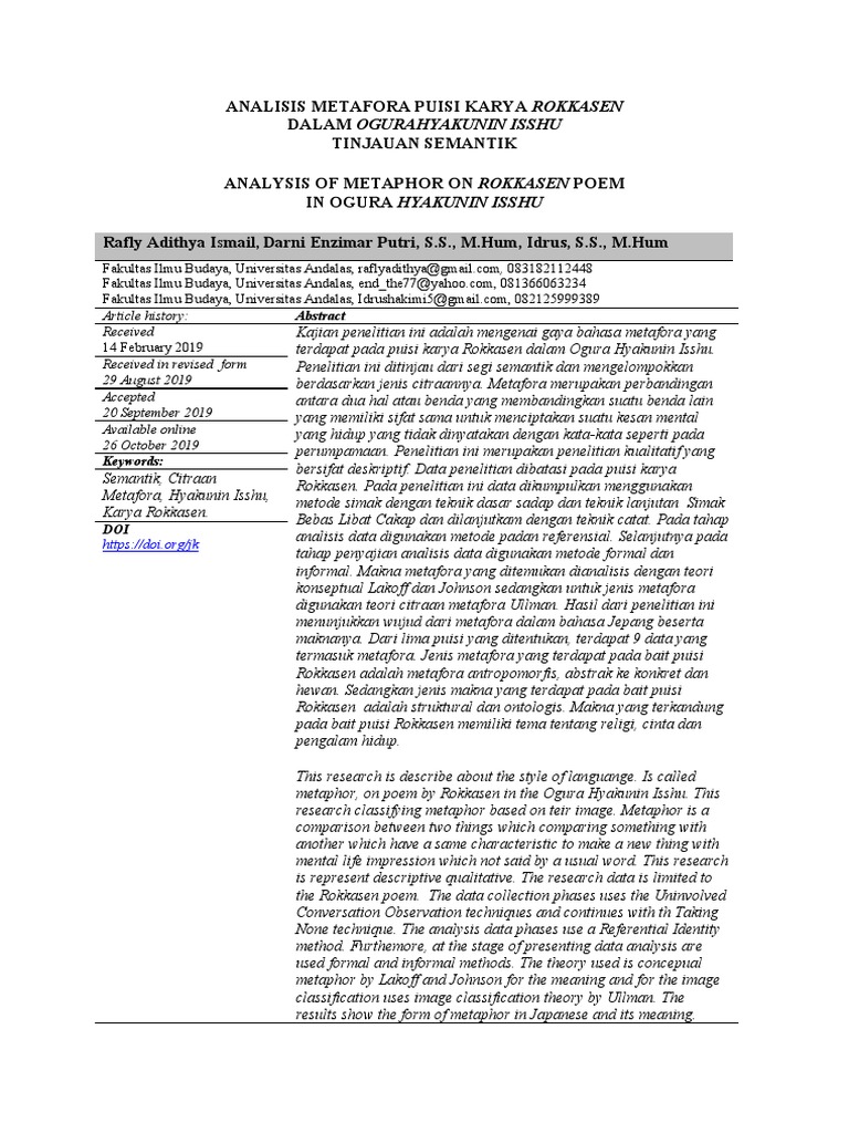 KATA Template 2019 Rafly Adithya | PDF