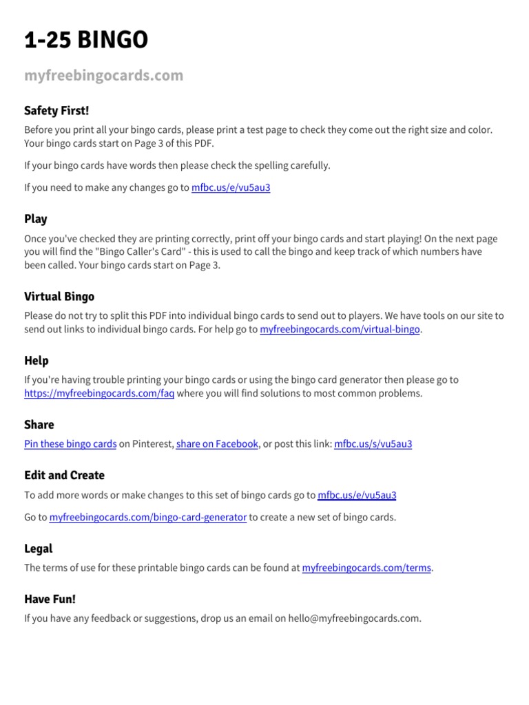 Aktiviti Bingo | PDF | Computing