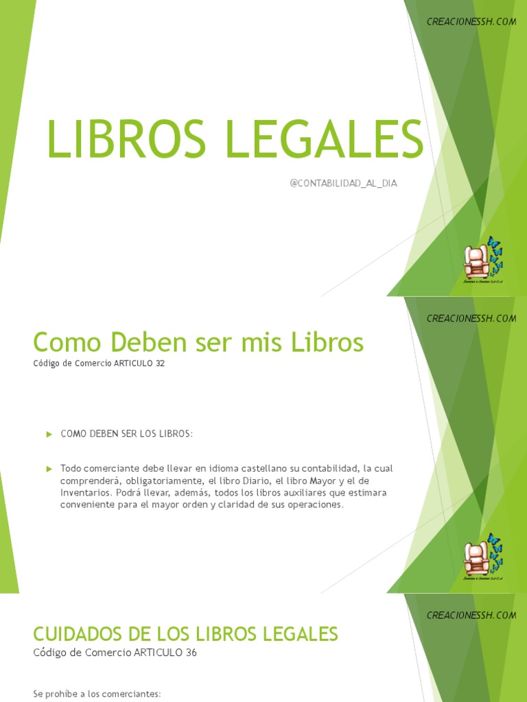 Libros Legales Presentacion | PDF | Contabilidad