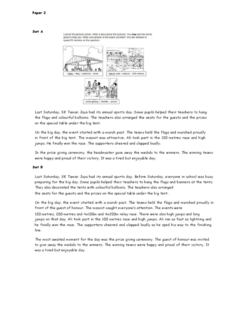 Sample of Essay Writing For Section C | PDF | Camping