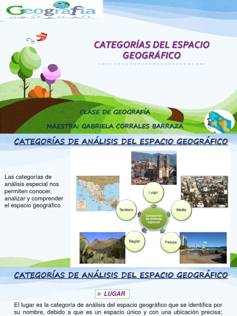 Categorias Del Espacio Geografico | PDF