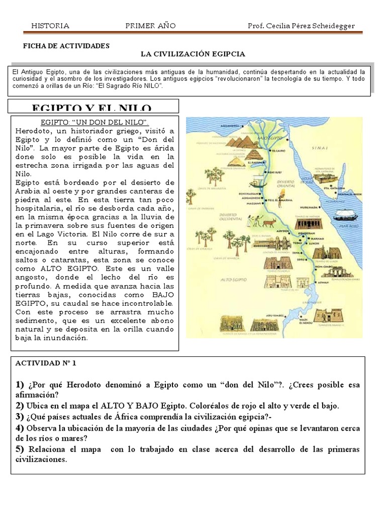 EGIPTO | PDF | Nilo | Egipto