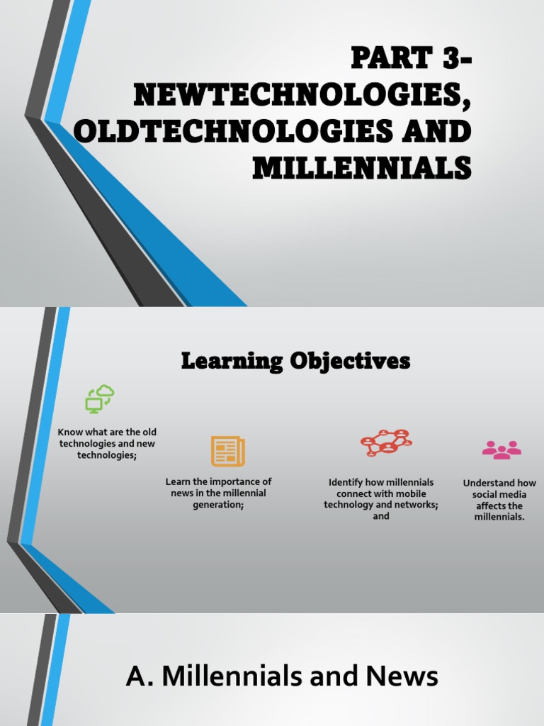 Millennials and Their Tech Landscape | PDF | Social Media | Popular ...