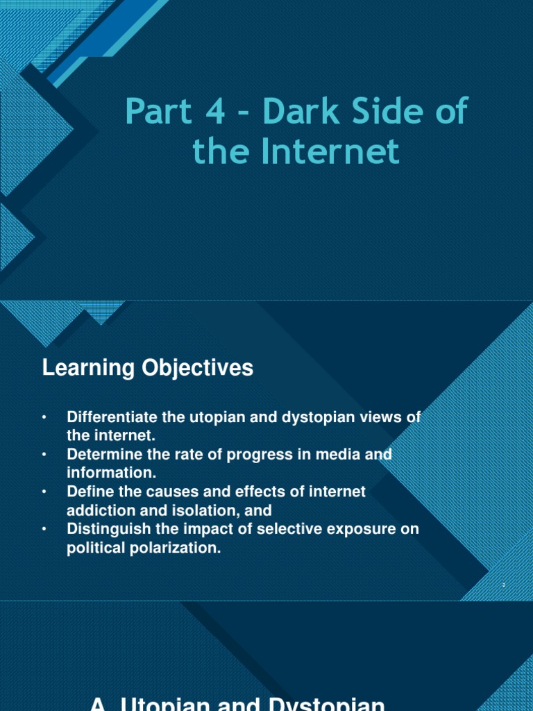 Part 4 - Dark Side of The Internet | PDF | Dystopia | Solitude