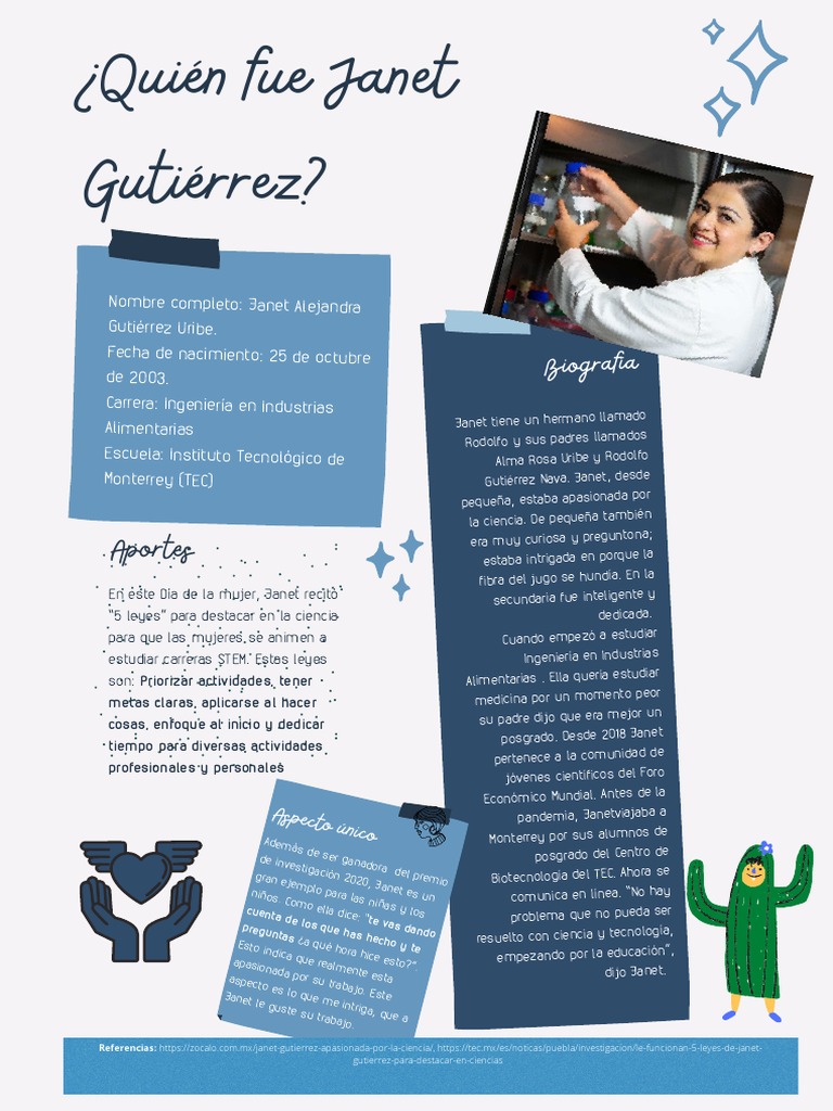 Biografía de Janet Gutiérrez Uribe | PDF | Science