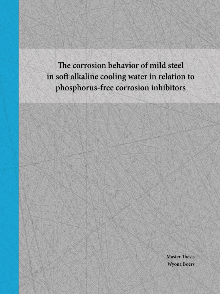 Tesis Corrosion, Codigos Phreeqc | PDF | Corrosion | Hydroxide