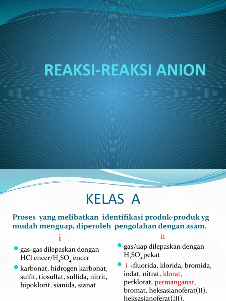 ANION | PDF