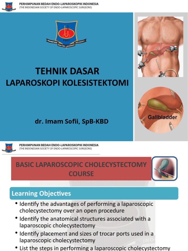 Teknik Dasar Laparoskopik Kolesistektomi | PDF