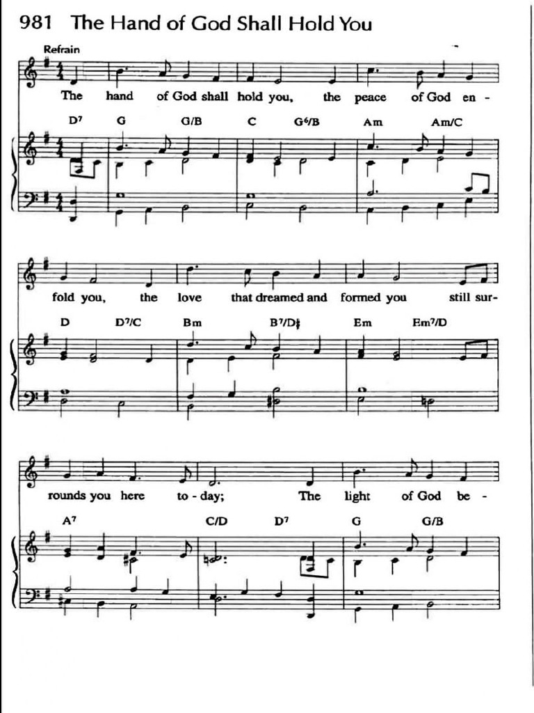 The Hand of God Shall Hold You | PDF