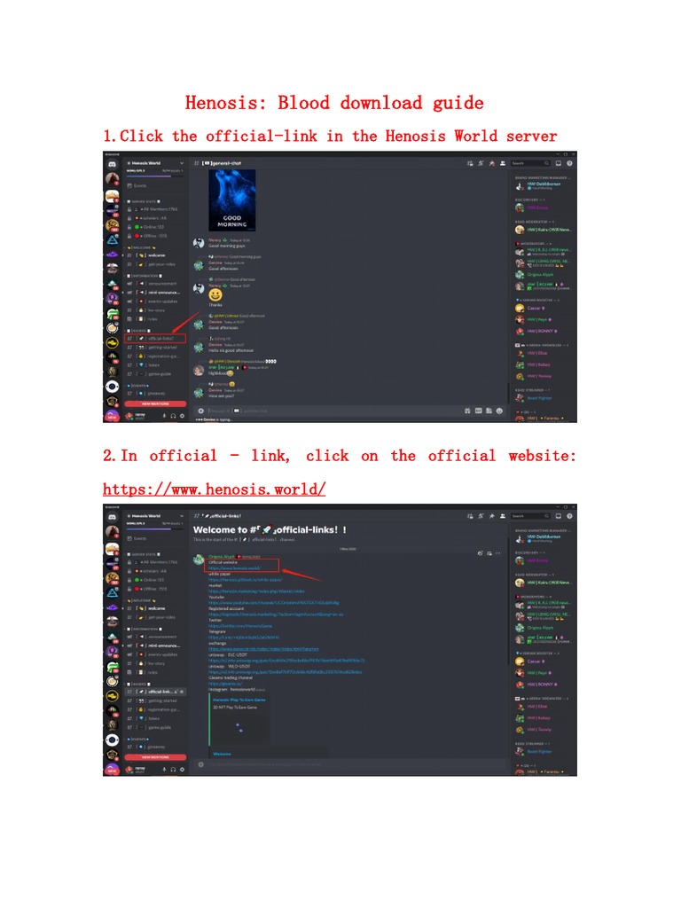 Henosis Blood Download Guide | PDF | Career & Growth