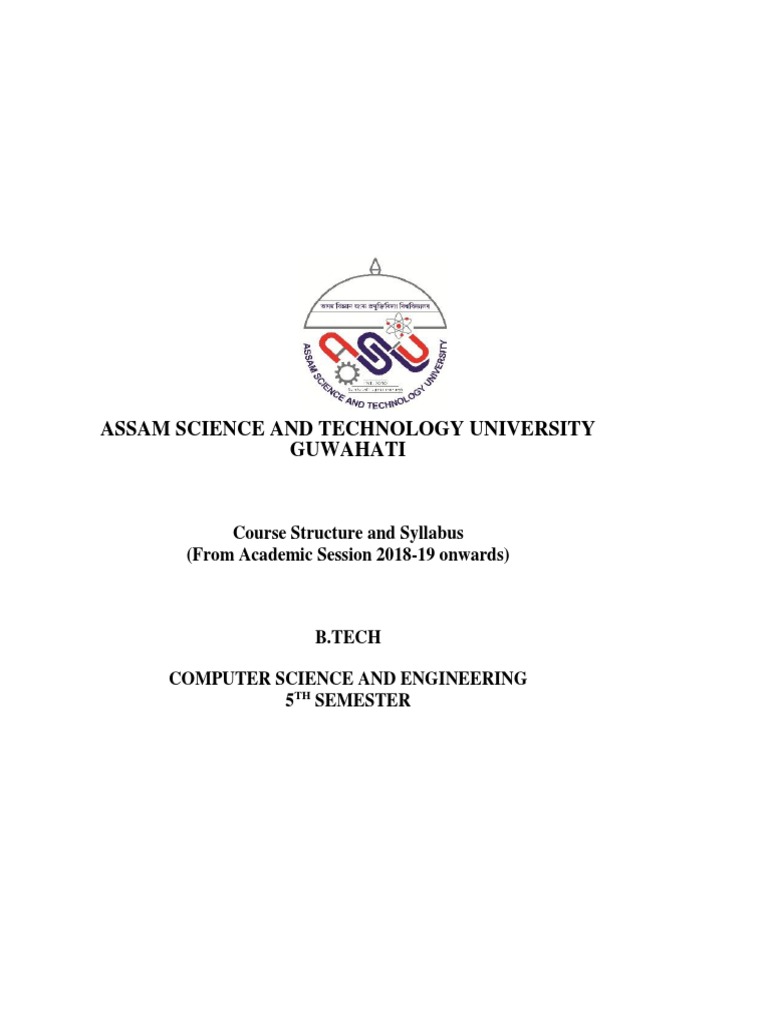 5th Semester CSE Syllabus Overview | PDF | Databases | Relational Database