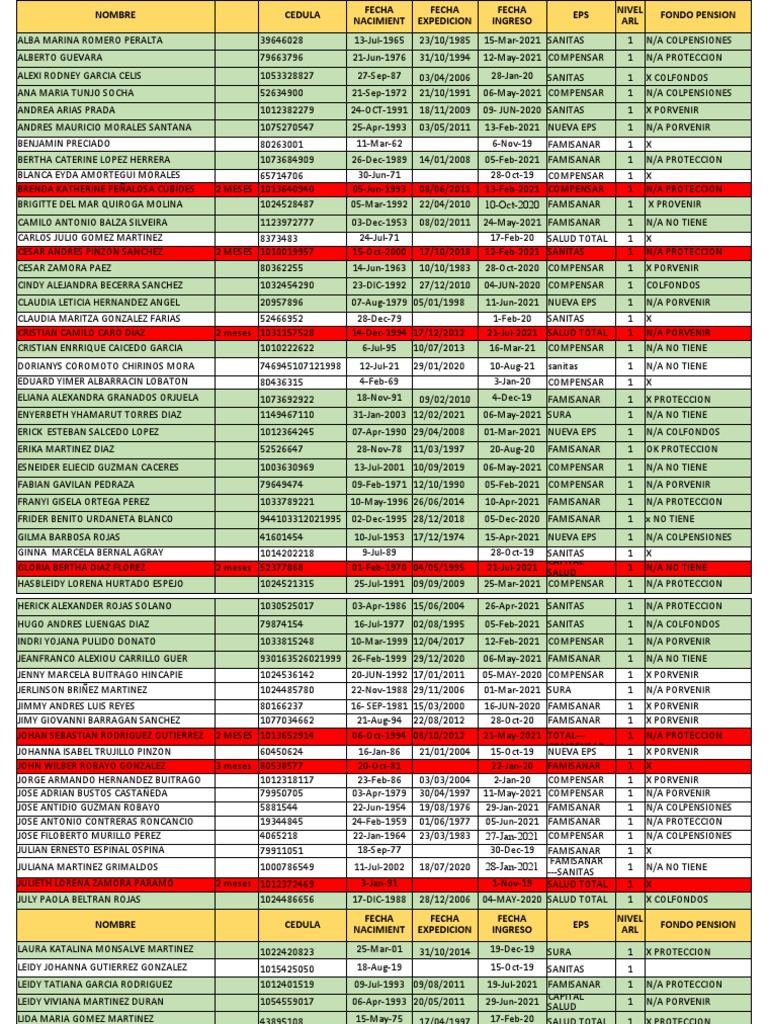 Aafiliados Aei 2021 Ultimo | PDF