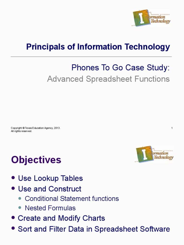 7.02 Advanced Spreadsheets | PDF | Spreadsheet | Computer Programming