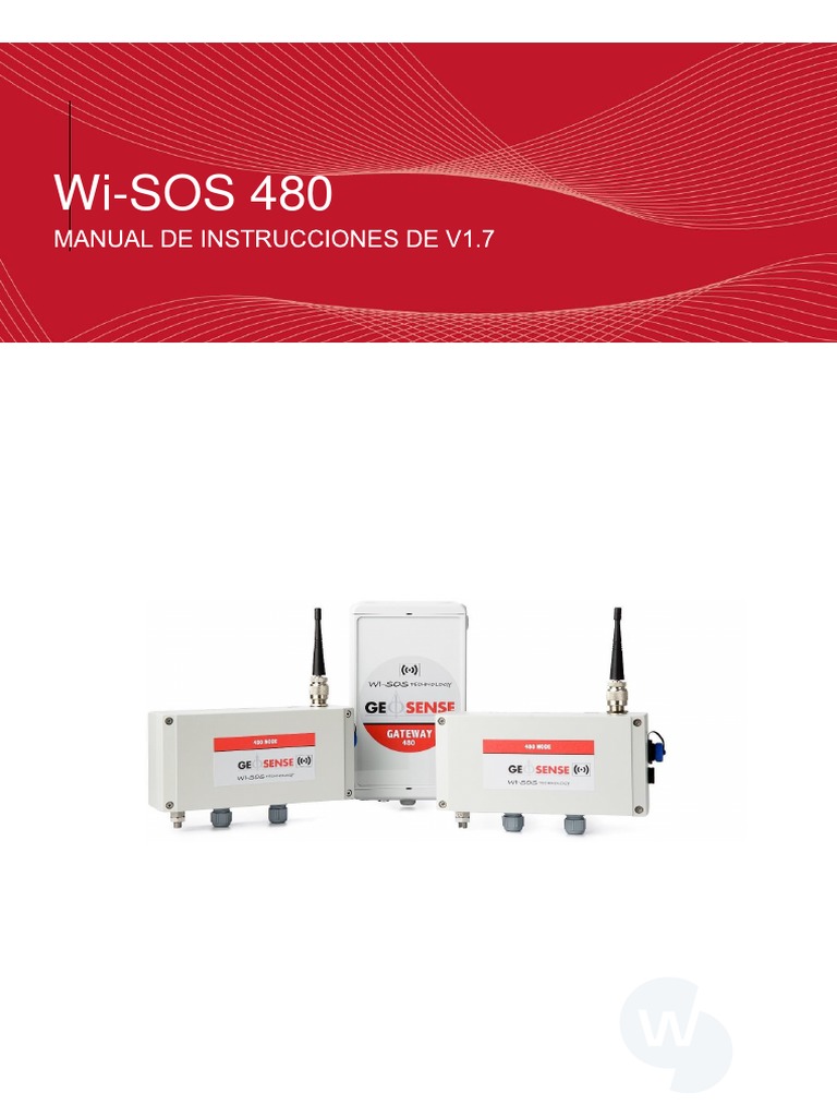 Wi-SOS 480 Manual (Español) | PDF | Contraseña | Red de computadoras
