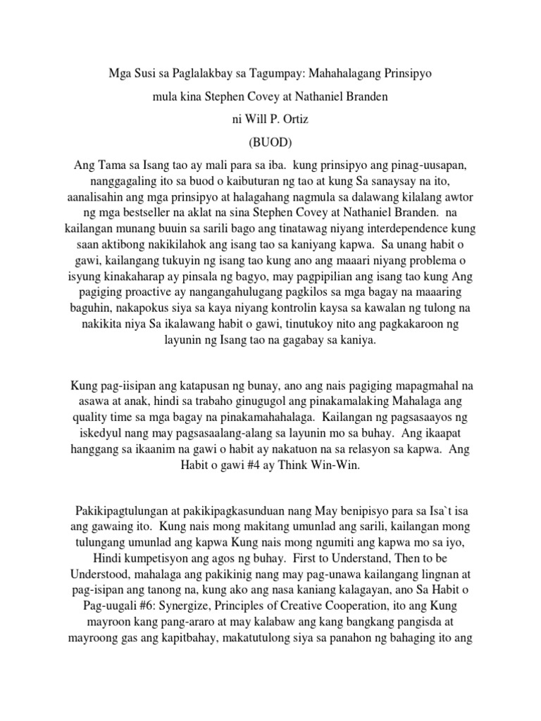 RACAZA-Performance Task 1 (BUOD) | PDF