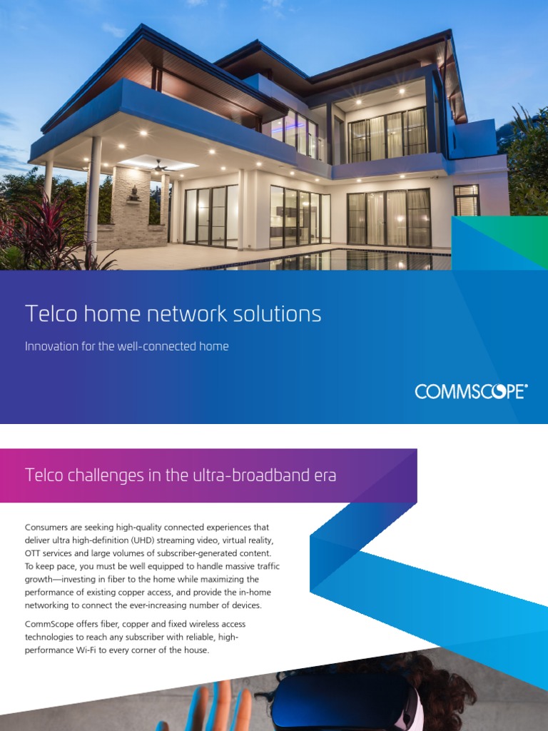 Telco Home Network Solutions | PDF | Wi Fi | Computer Network