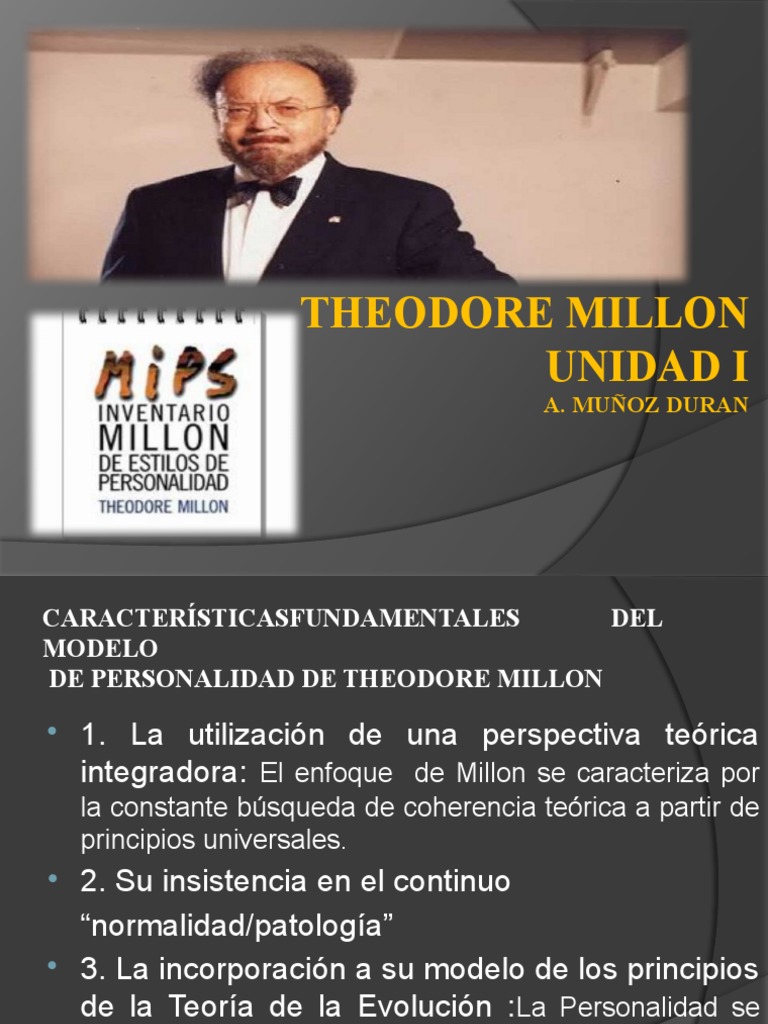 Theodore Millon | PDF | Comportamiento | Intuición