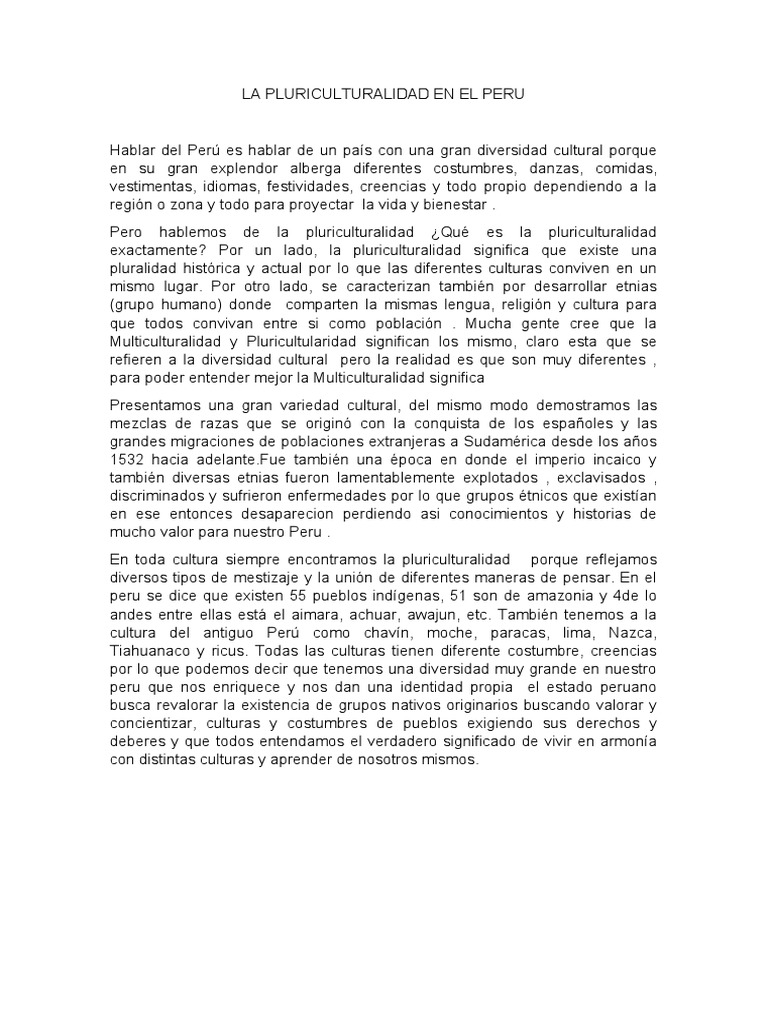 Pluri Cultural I Dad | PDF | Ciencias sociales | Historia