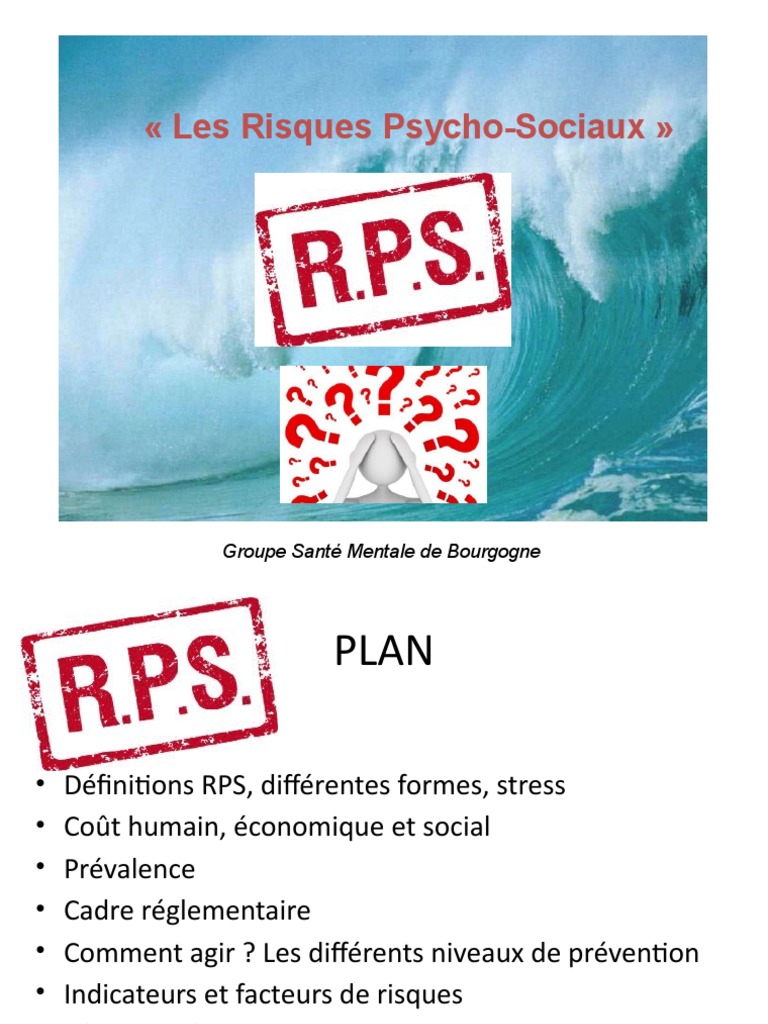 Comprendre et Prévenir les RPS | PDF | Sciences de la santé