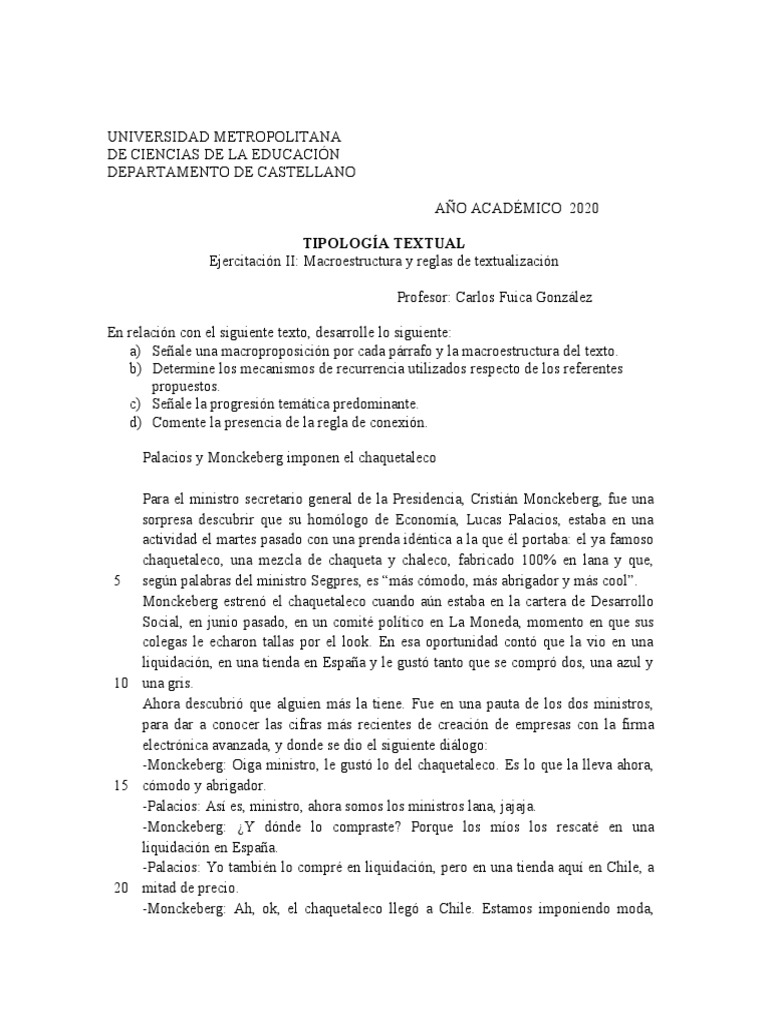 Ejercicio Ii Pdf