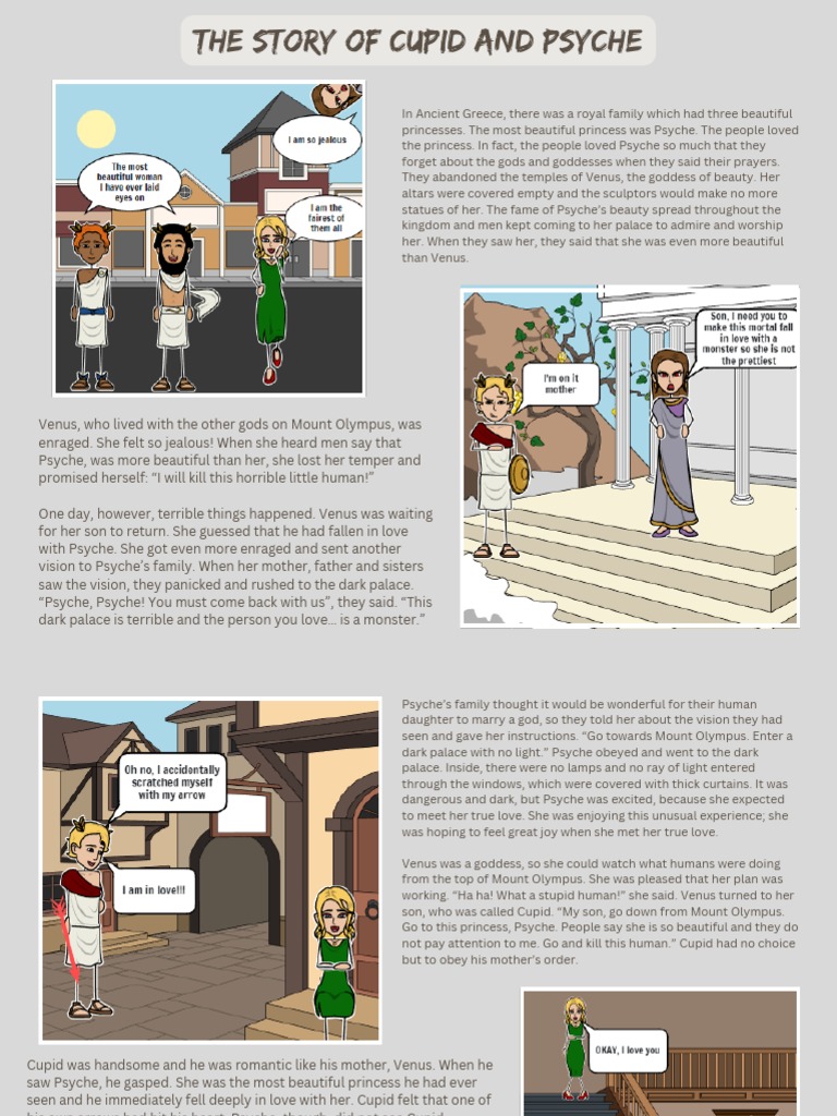 The Story of Cupid and Psyche: How Their Love Defied Venus | PDF | Cupid