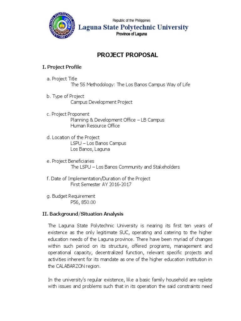 Sample Project Proposal | PDF | Risk | Risk Management