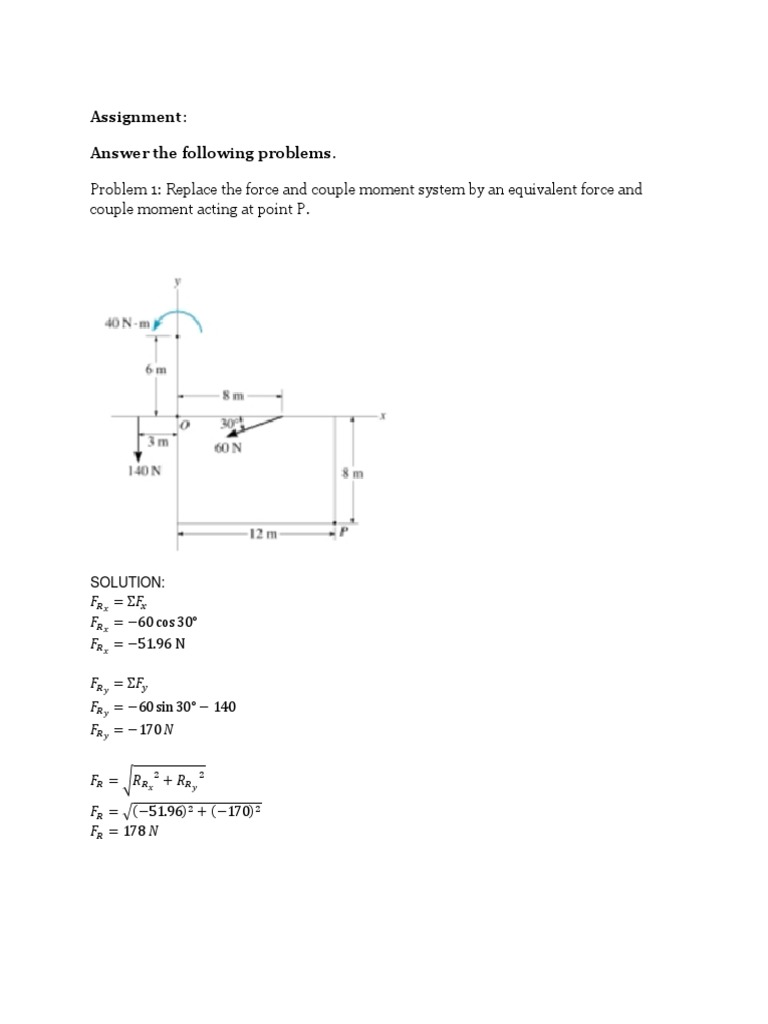 Assignment - 5 - ENGINEERING MECHANICS | PDF
