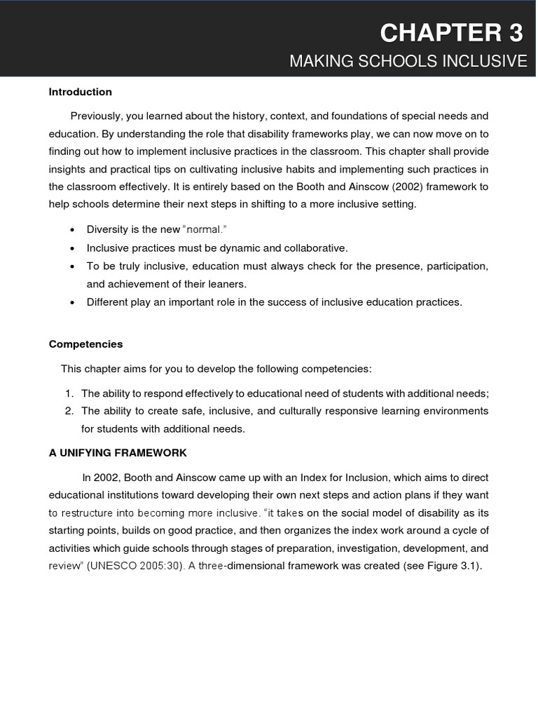 Module 4 Making Schools Inclusive PDF | Download Free PDF ...