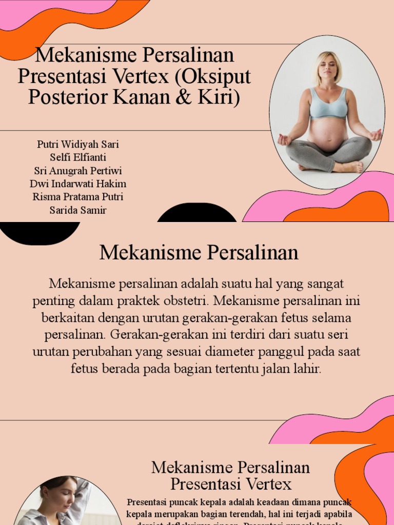 Mekanisme Persalinan Presentasi Oksiput Posteroir | PDF