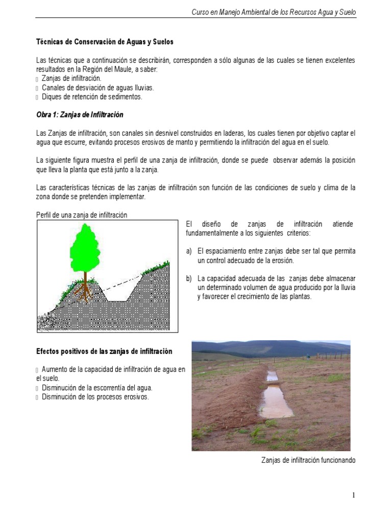 Conservación de Agua y Suelo 1 | PDF | Suelo | Agua