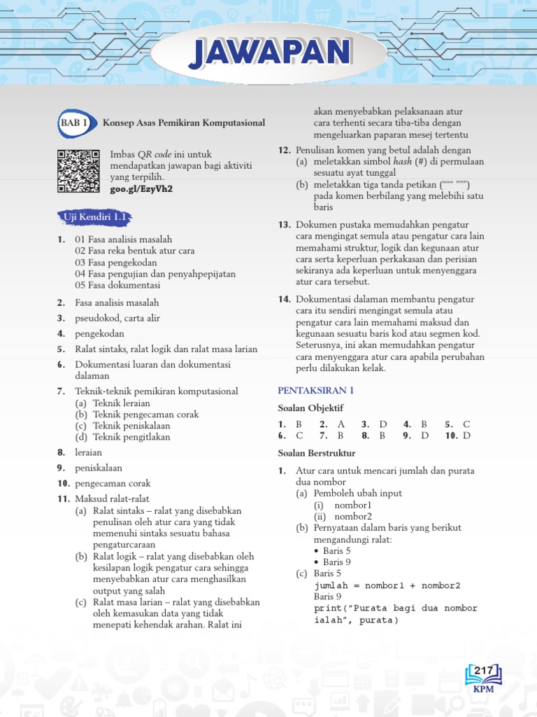 Buku Teks ASK T3 - Jawapan | PDF