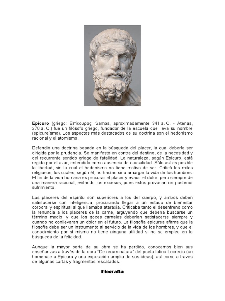Epicuro1 151102095740 Lva1 App6891 | PDF | Metafísica | Teorías filosóficas