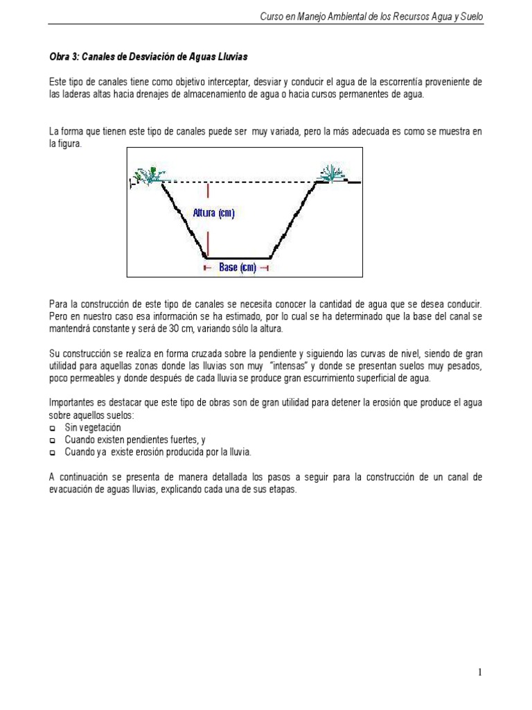 Conservacion de Agua y Suelo 3 | PDF | Agua | Suelo