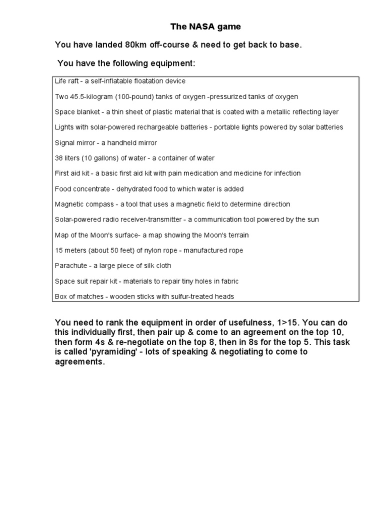 The NASA Game by WWW - Nasa.gov | PDF | Moon | Earth