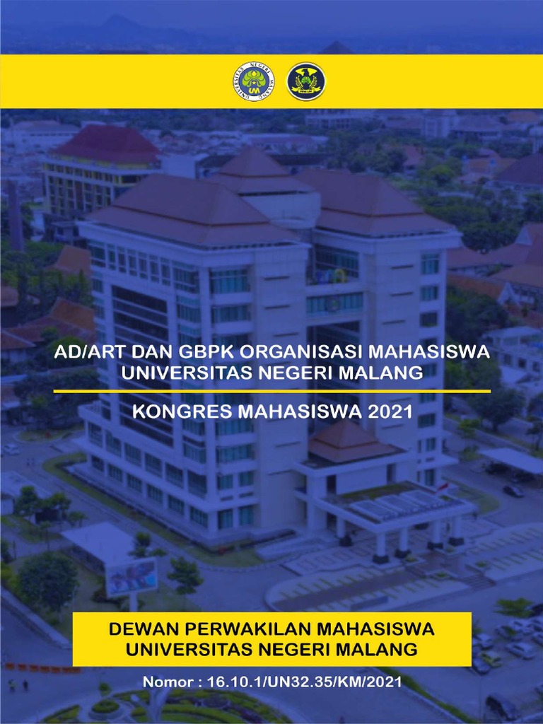 Adart Dan GBPK Organisasi Mahasiswa Universitas Negeri Malang 2021 ...
