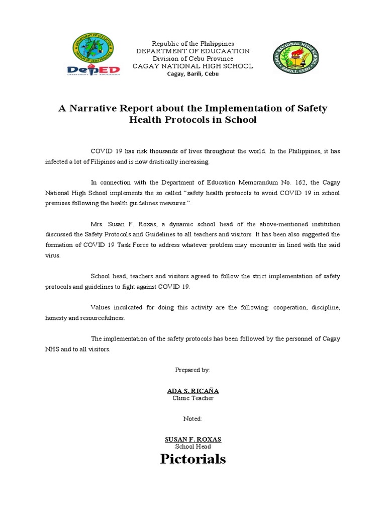 narrative report on covid 19 | PDF