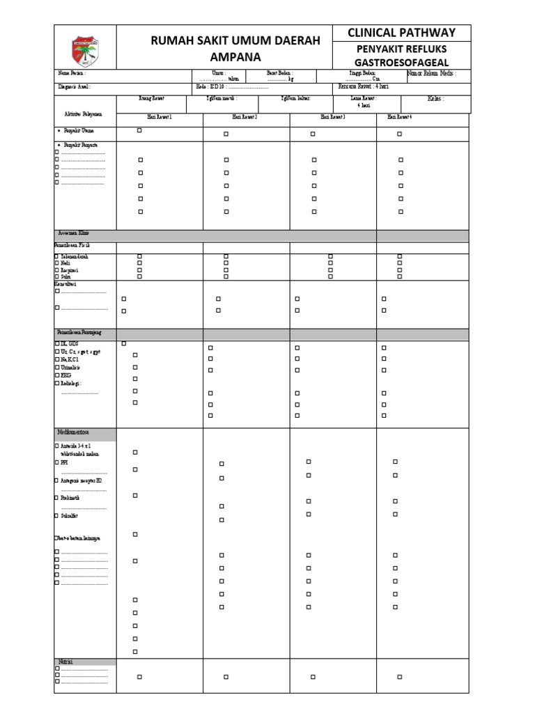 Clinical Pathway GERD | PDF