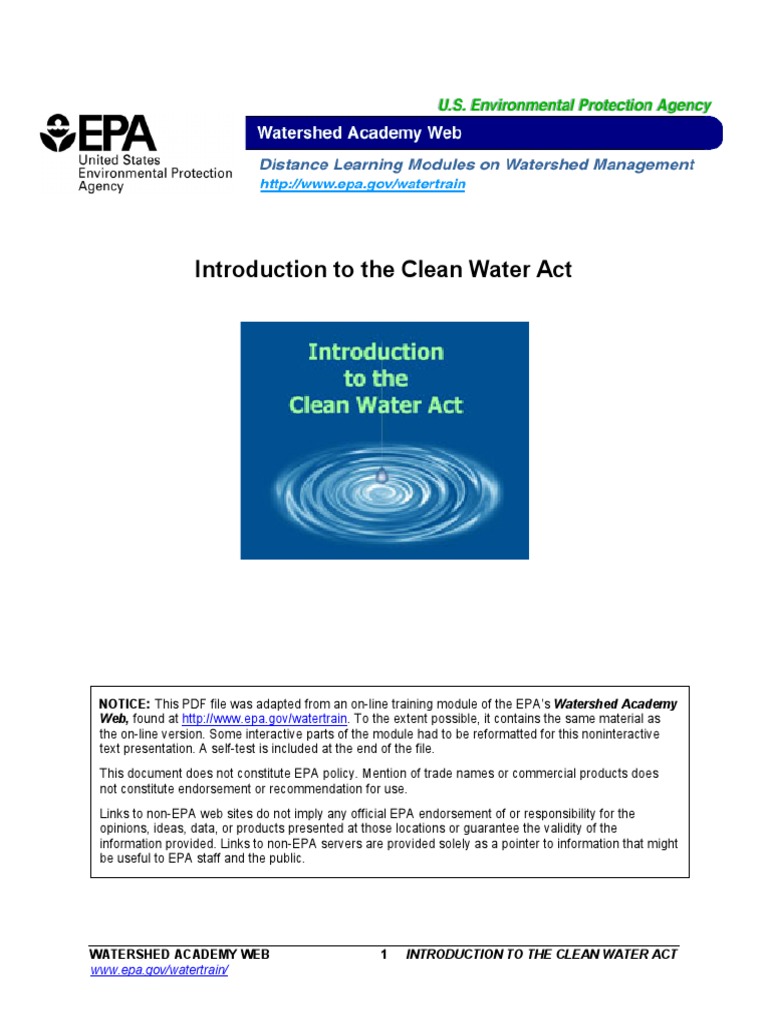 1 RA 9275 Clean Water Act | PDF
