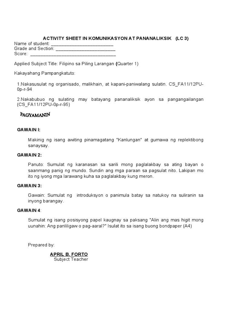 activity-sheet-in-filipino-sa-piling-pdf