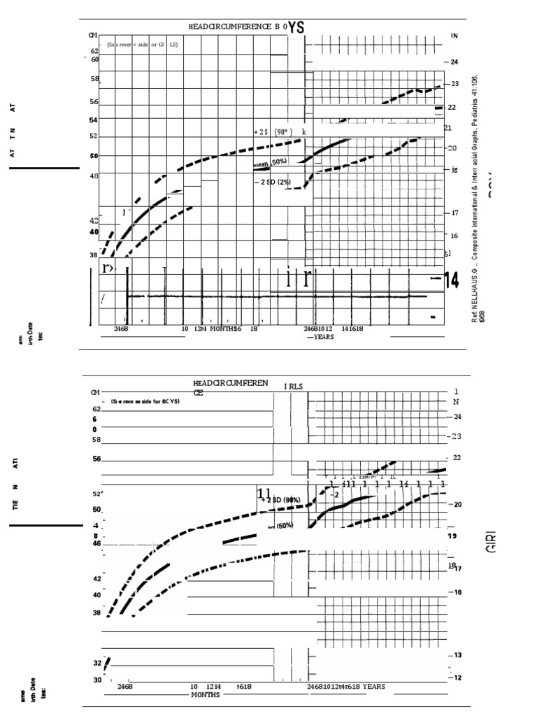 Nellhaus Head Circumference Charts | PDF