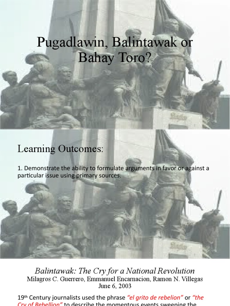 Pugadlawin Balintawak or Bahay Toro Autosaved | PDF | Metro Manila ...