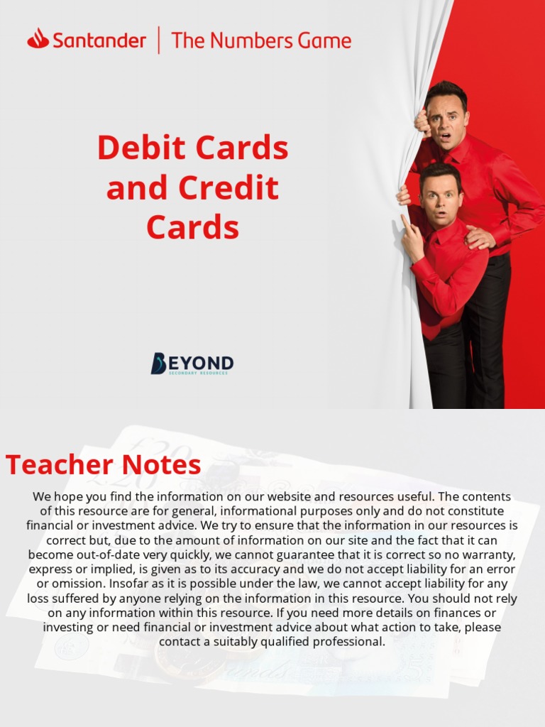 Debit Cards and Credit Cards | PDF