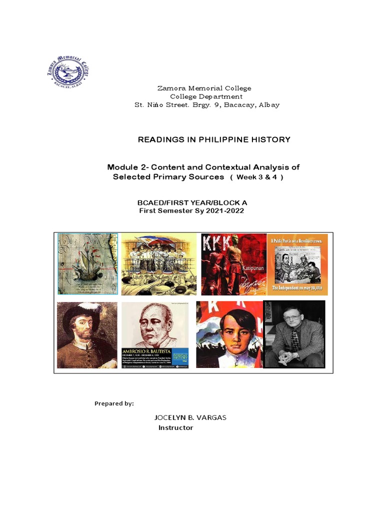 Module-2-Readings in Philippine History | PDF | Philippines