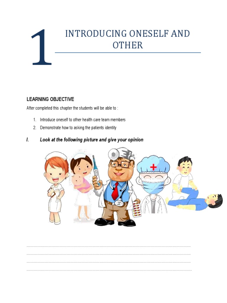 Introducing Yourself and Identifying Patients | PDF | Projects | Employment